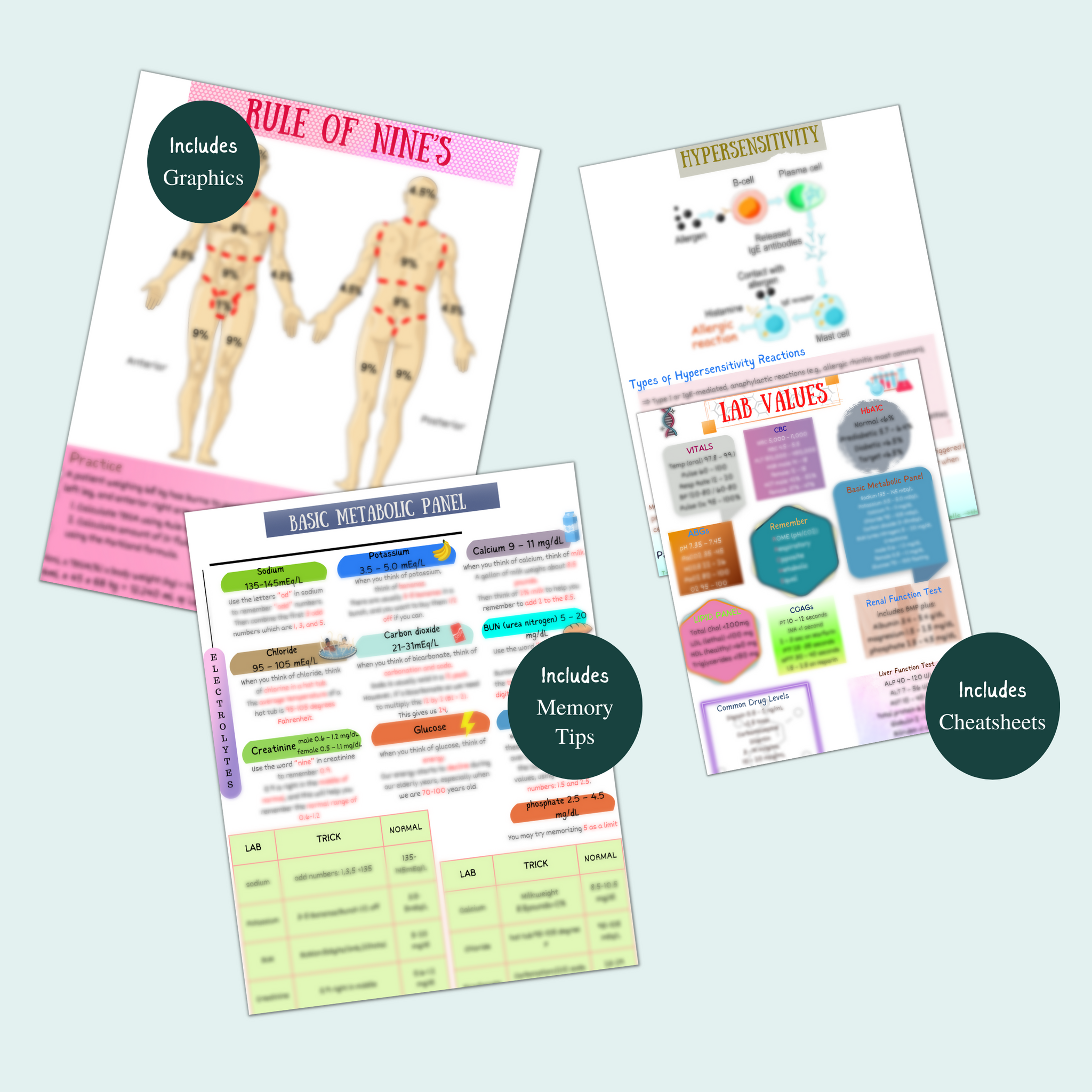 Med Surg Study Notes Bundle – Nursing Focus